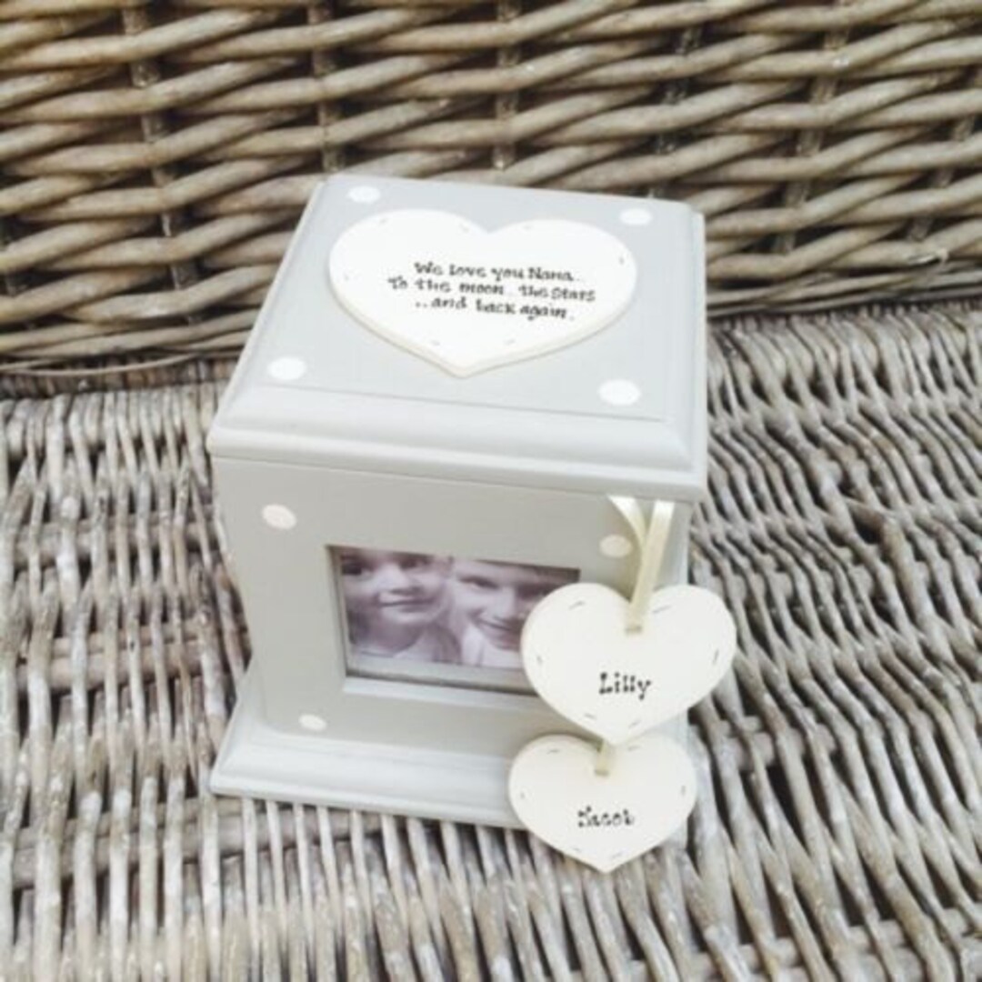 Shabby Personalised Chic Box Frame Special Gift Nanny Nana Nanna ...