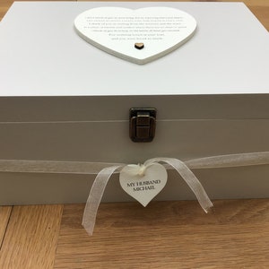 HUSBAND Memory Box in Loving Memory of a Husband - Etsy UK