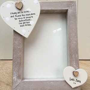 Shabby Personalised Chic Photo Frame Special GODMOTHER Godparents ...