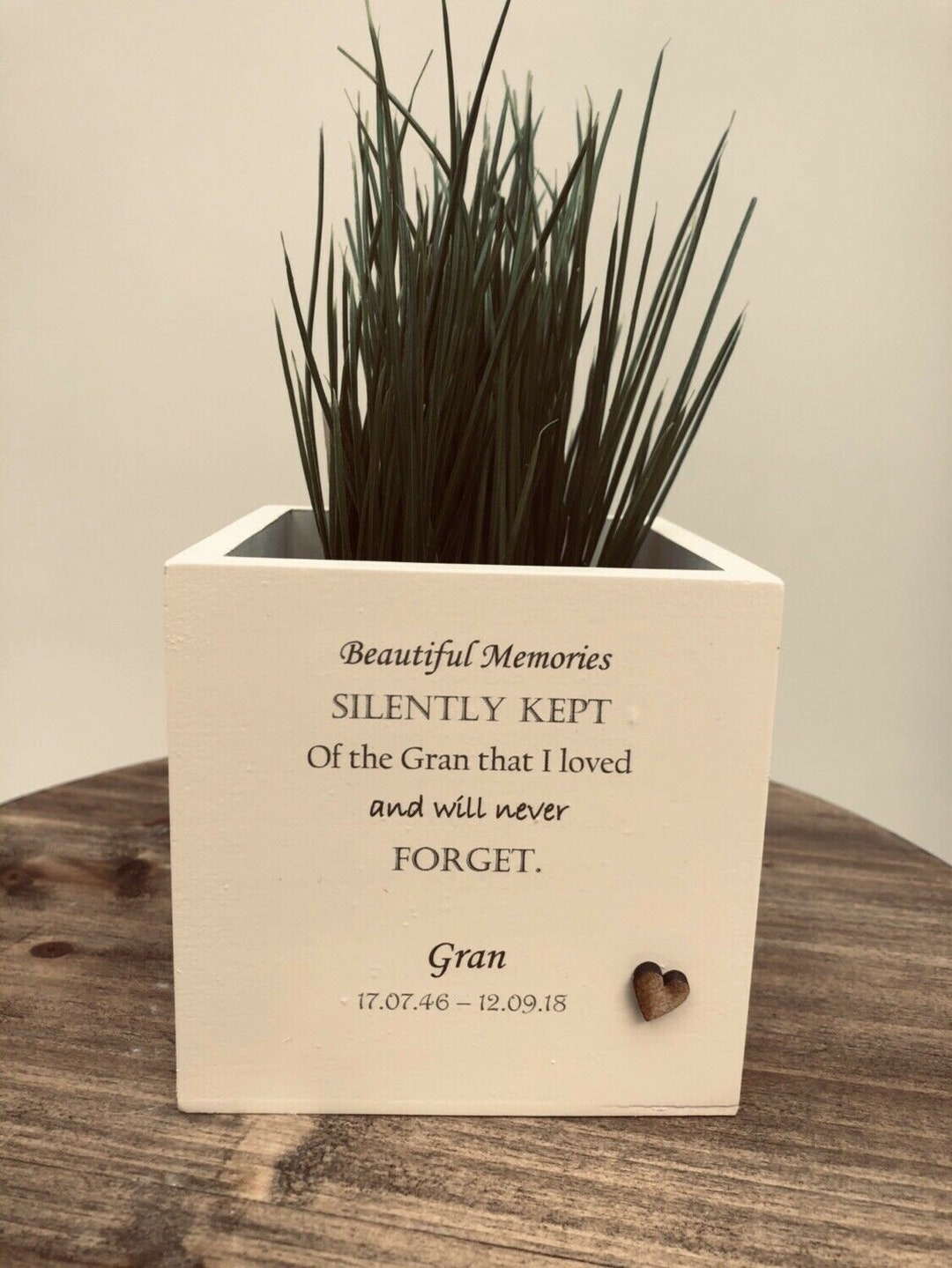 Memorial GRAN Loss Flower / Plant Pot Personalised BEREAVEMENT in ...
