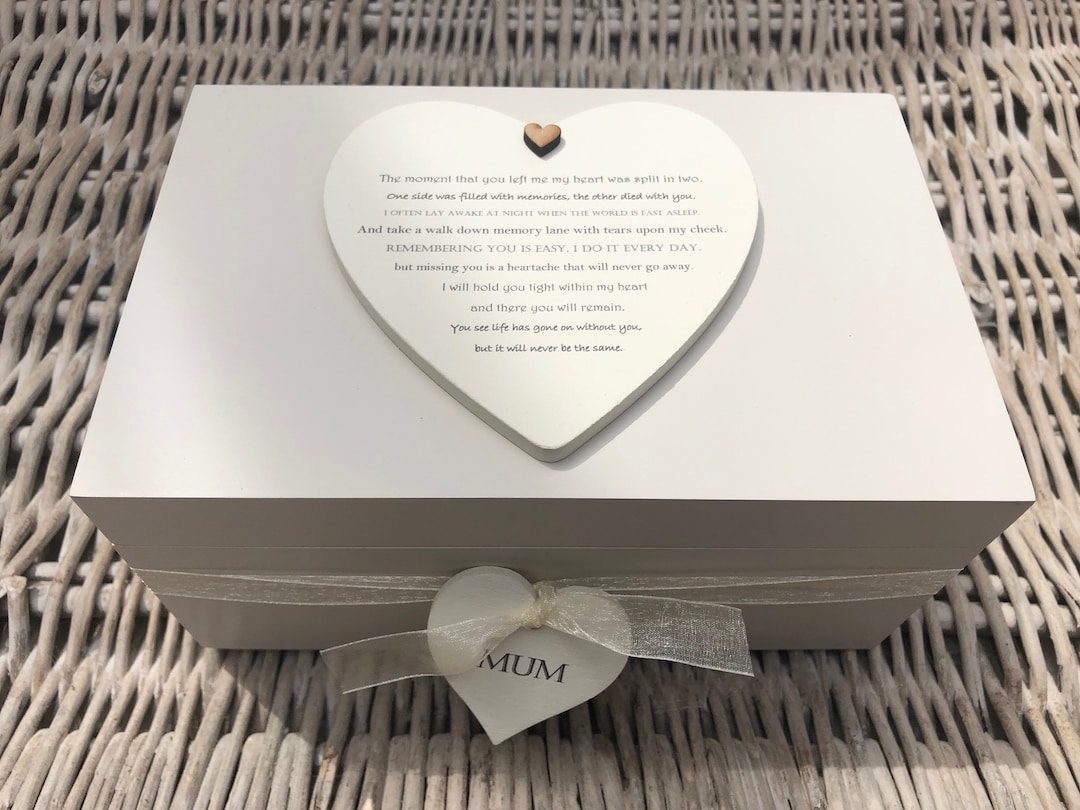 PERSONALISED Memory Box.. Bereavement.. in Memory of A Loved One MUM ...