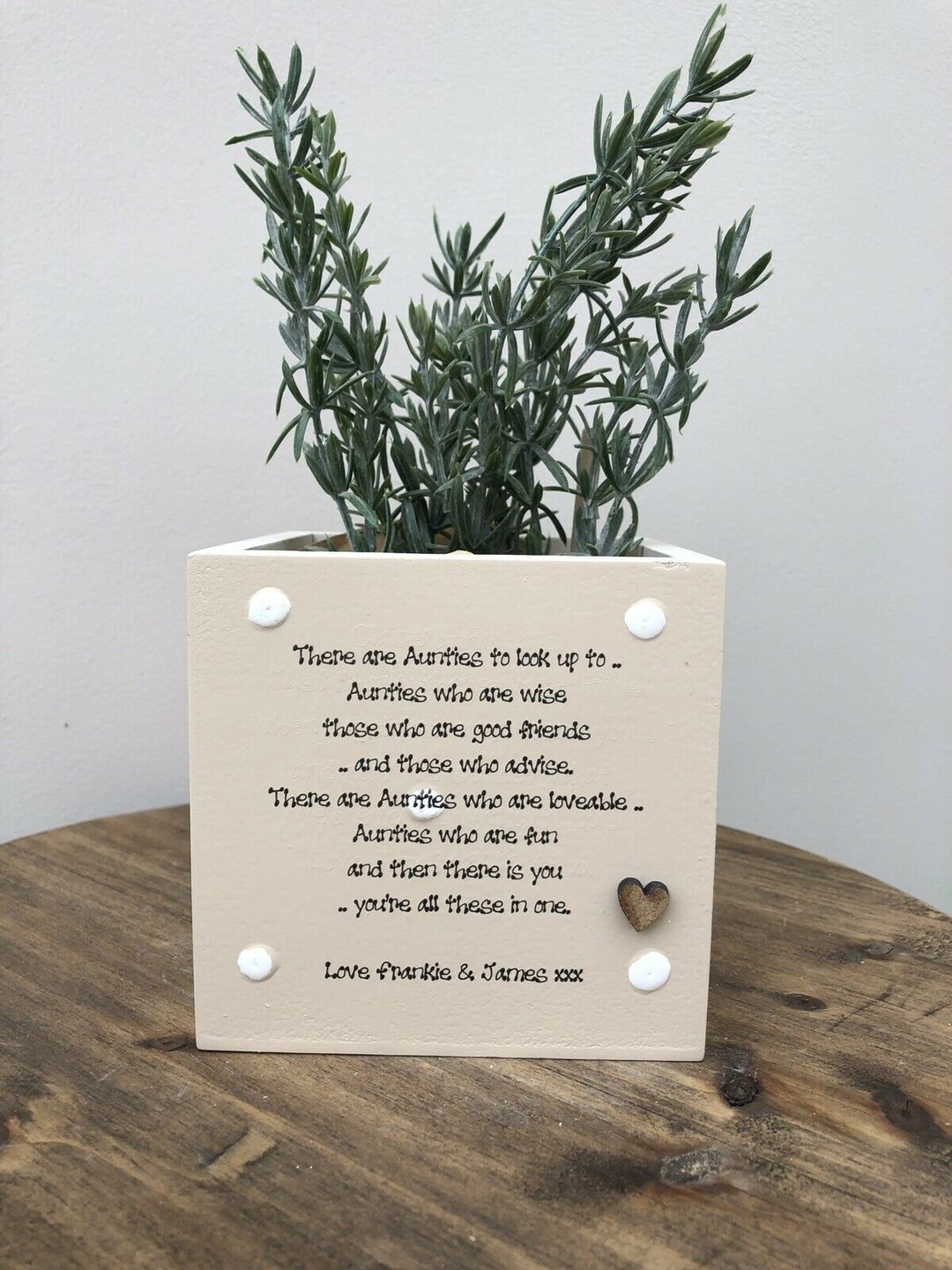 AUNTIE Personalised Flower / Plant Pot Gift Auntie Aunty Aunt ~ Great ...