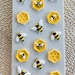 15 HONEY BEES EDIBLE Sugar Cupcake or Cake Toppers - Bee Decorations ...
