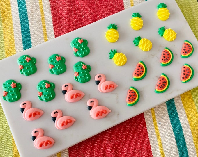 UNDER the SEA FRIENDS Edible Sugar Decorations 12 or 24 Pcs Cupcake ...