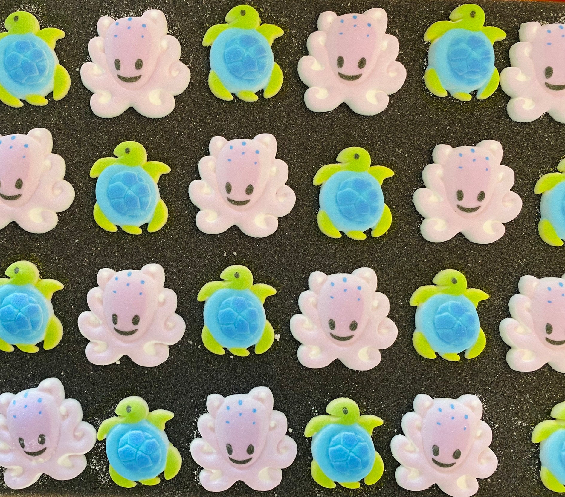 UNDER THE SEA Animals Edible Sugar 12 Pieces Cupcake or Cake - Etsy