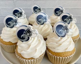 Football Cupcake Topper | Etsy