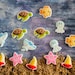 UNDER the SEA FRIENDS Edible Sugar Decorations - 12 or 24 Pcs Cupcake ...