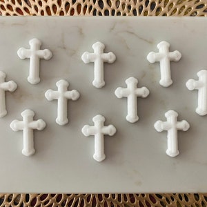 WHITE CROSS Edible Sugar Decorations - 12 or 24 Pieces - for Easter ...