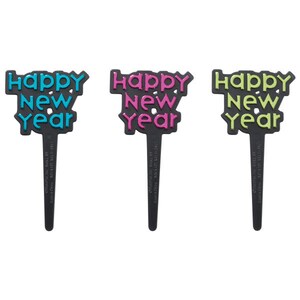 HAPPY NEW YEAR Cupcake Topper Picks 12 or 24 Pieces - Etsy