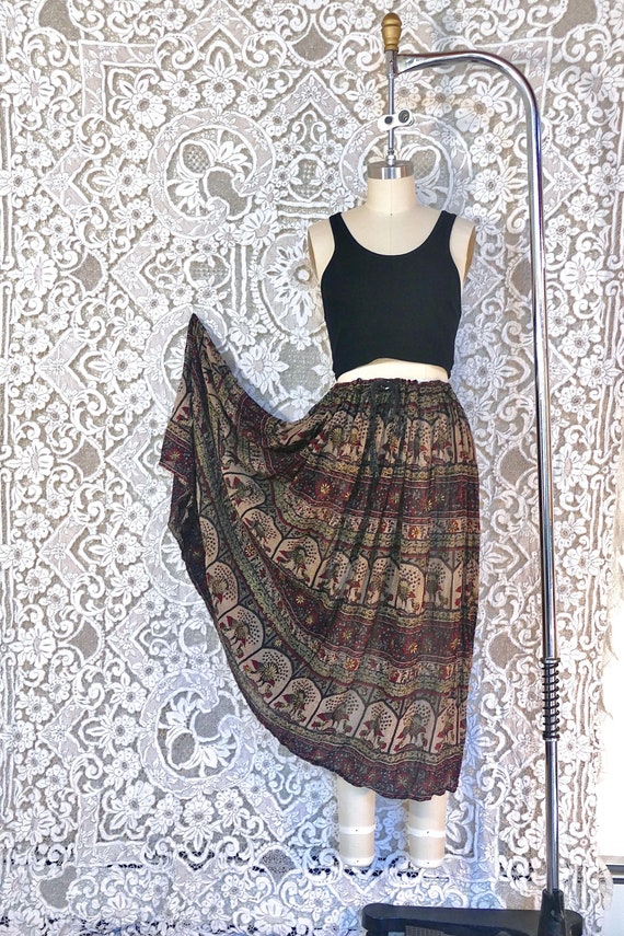 Vintage indian cotton skirt - Gem Vintage indian cotton skirt - Gem