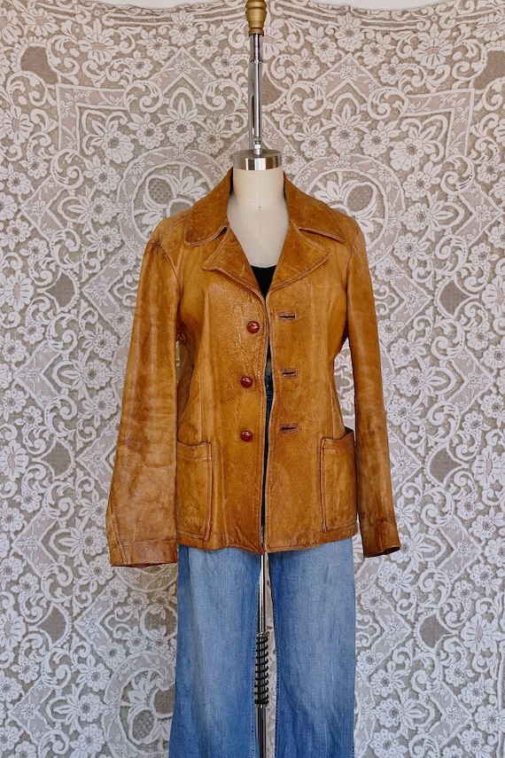 Vintage distressed leather - Gem