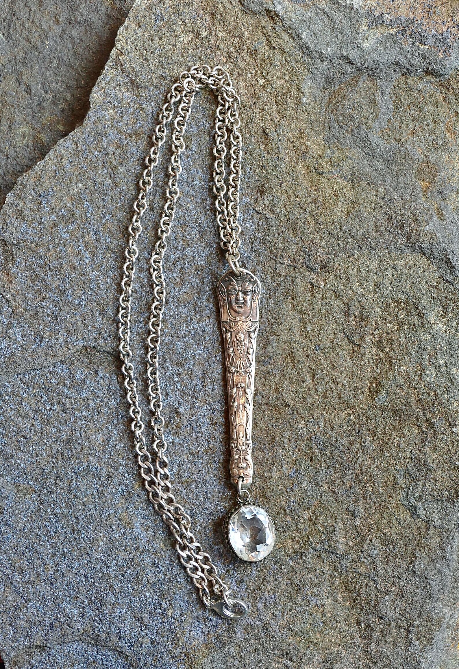 Crystal Demon Necklace - Etsy