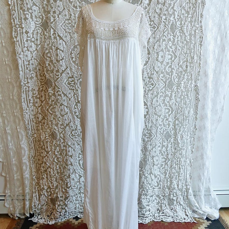 Crochet Nightgown - Etsy