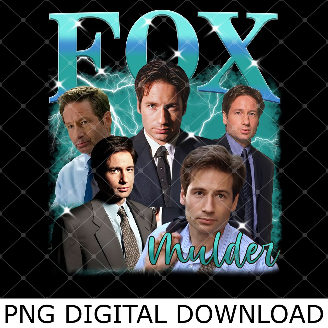 Fox Mulder Png, Fox Mulder Vintage Png, Fox Mulder Fan Lover Png - Etsy