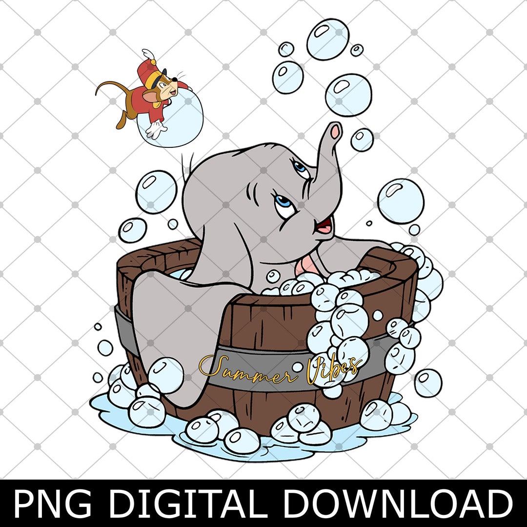 Summer Vibes Dumbo and Timothy Png, Dumbo Elephant and Timothy Mouse ...