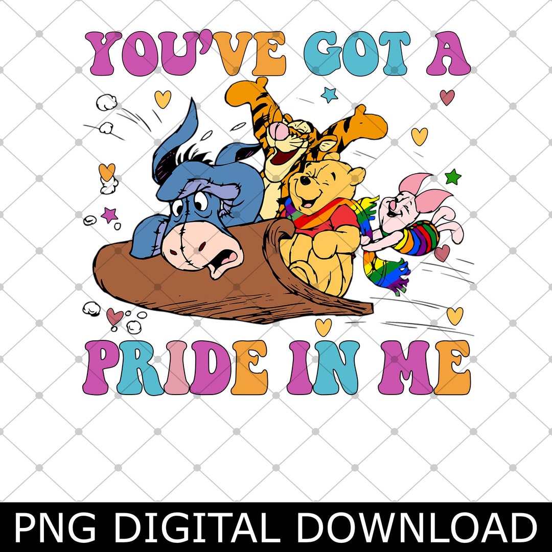 You've Got a Pride in Me Winnie the Pooh Png, Pooh Bear LGBT Pride ...