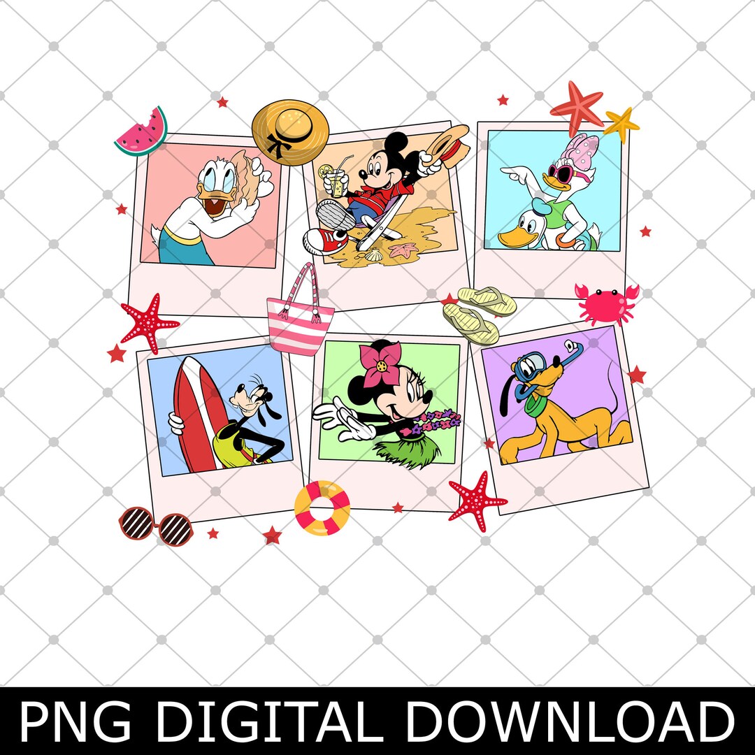 Mickey and Friends Summer Cruise Png, Mickey and Friends Summer ...