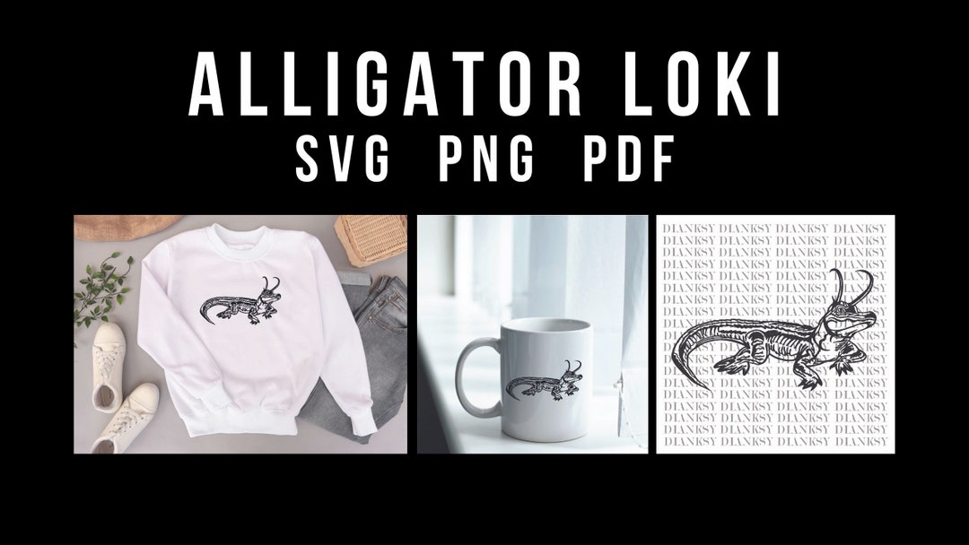Alligator Loki SVG, PNG, PDF, Vector, Loki, Marvel, God of Mischief ...
