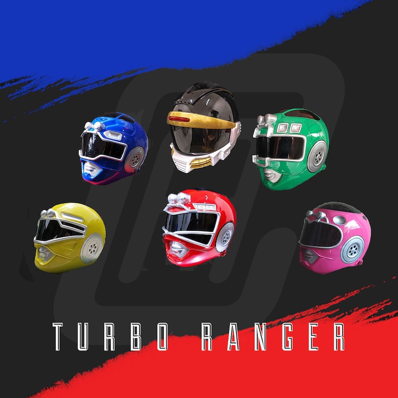 Power Rangers Turbo Helmet - Etsy