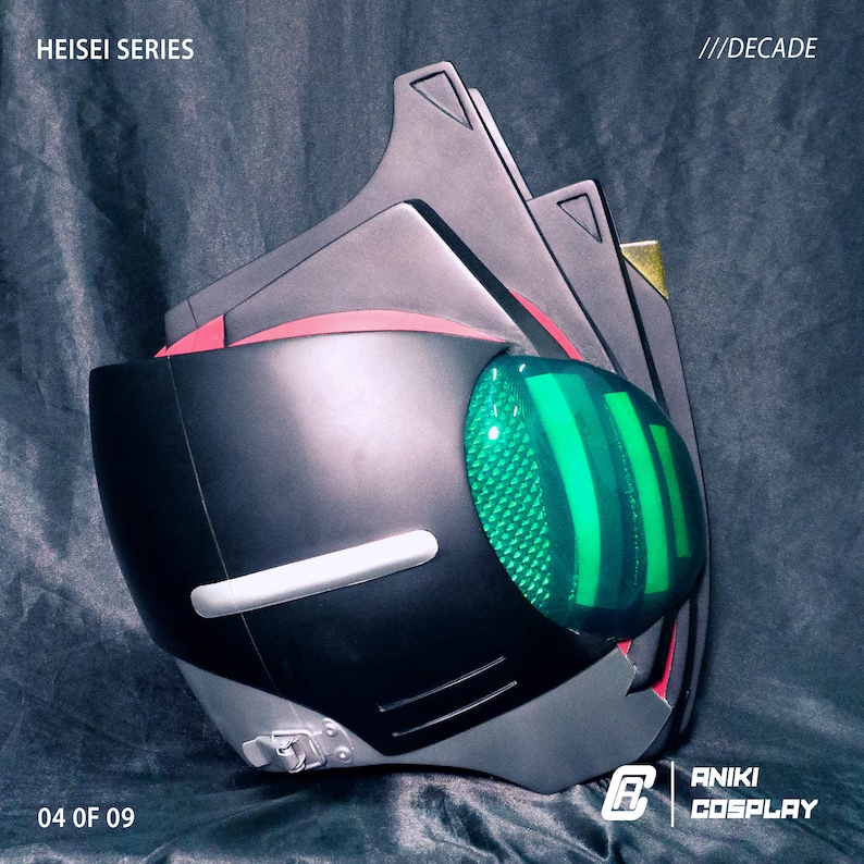ANIKI Decade Rider Cosplay Helmet Collectible Mask | Etsy