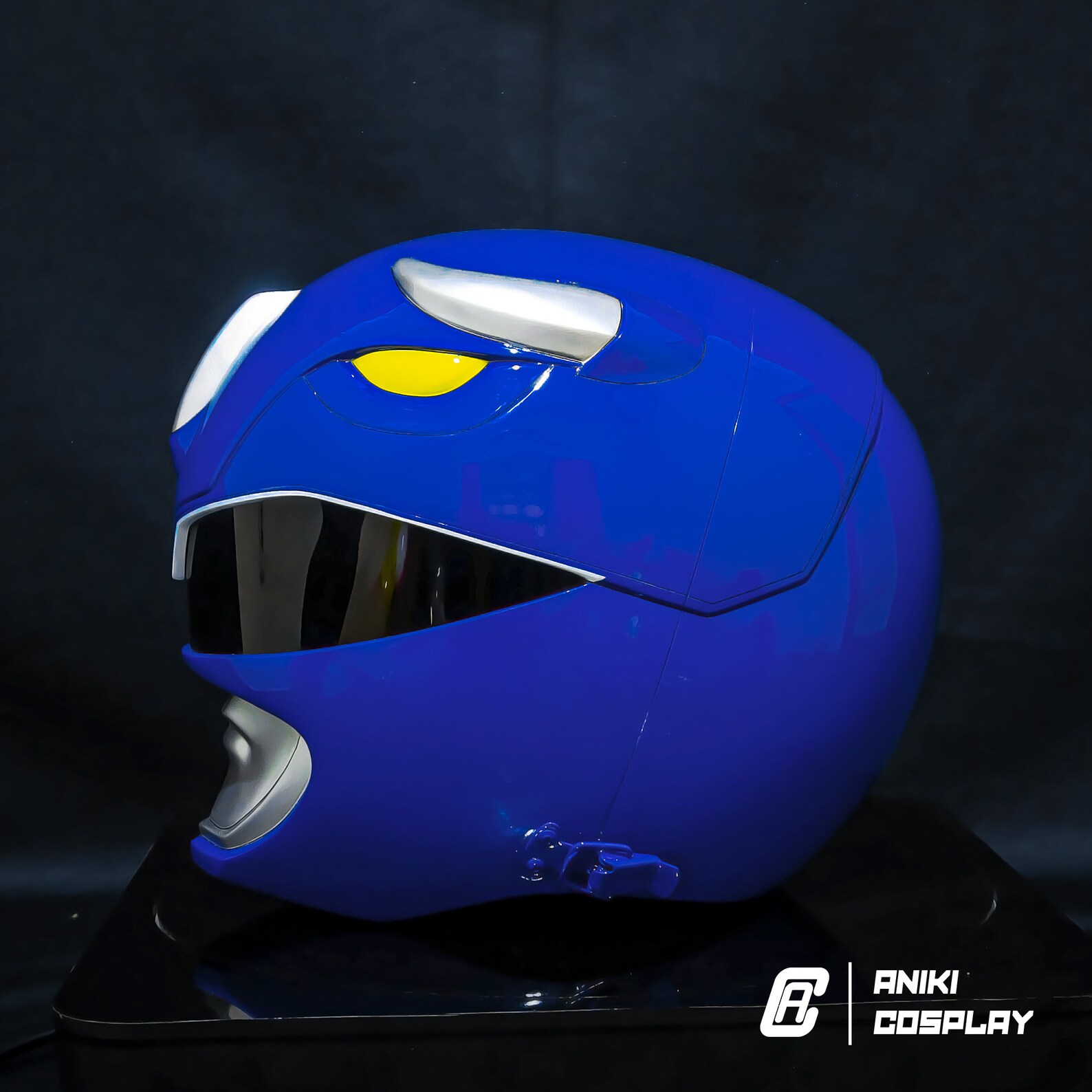 ANIKI Blue MMPR Ranger Cosplay Helmet Collectible Mask Replica - Etsy