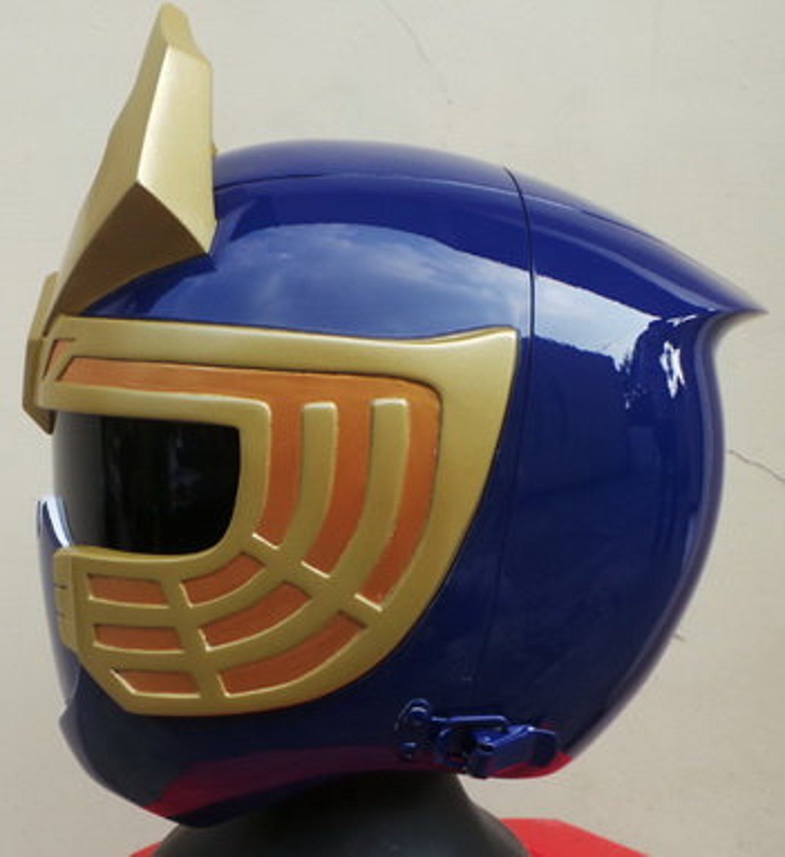 ANIKI Ninja Storm Crimson / Navy Thunder Ranger Cosplay Helmet - Etsy