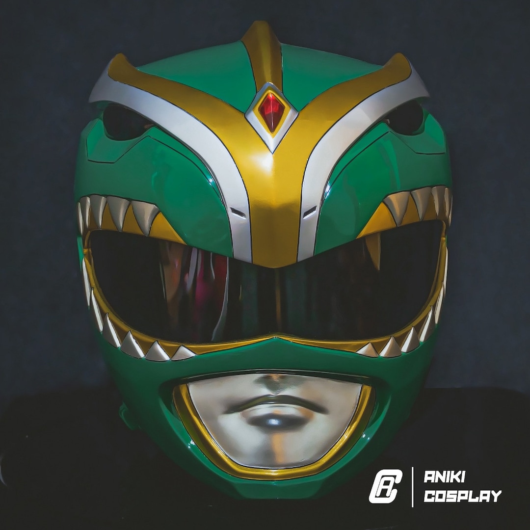 ANIKI GREEN 2014 BITS Ranger Helmet Cosplay Collectible Mask - Etsy