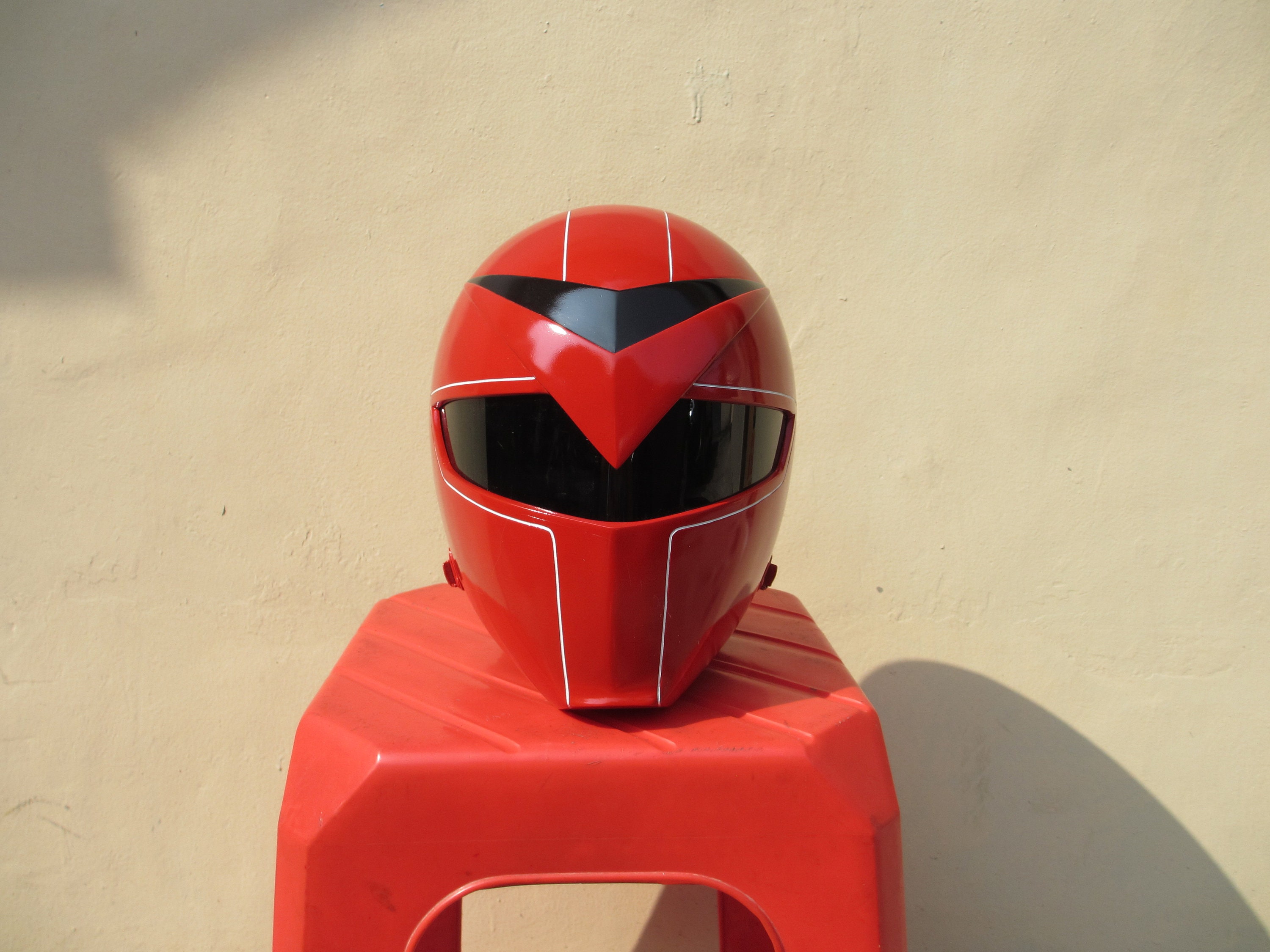 ANIKI MASKMAN Red Ranger Sentai Cosplay Collectible Helmet - Etsy Canada