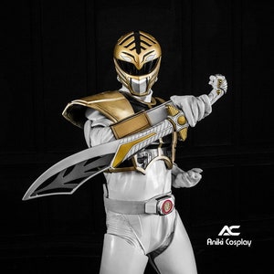 ANKI White Movie 95 MMPR Movie Cosplay Ranger Costume Fullset - Etsy