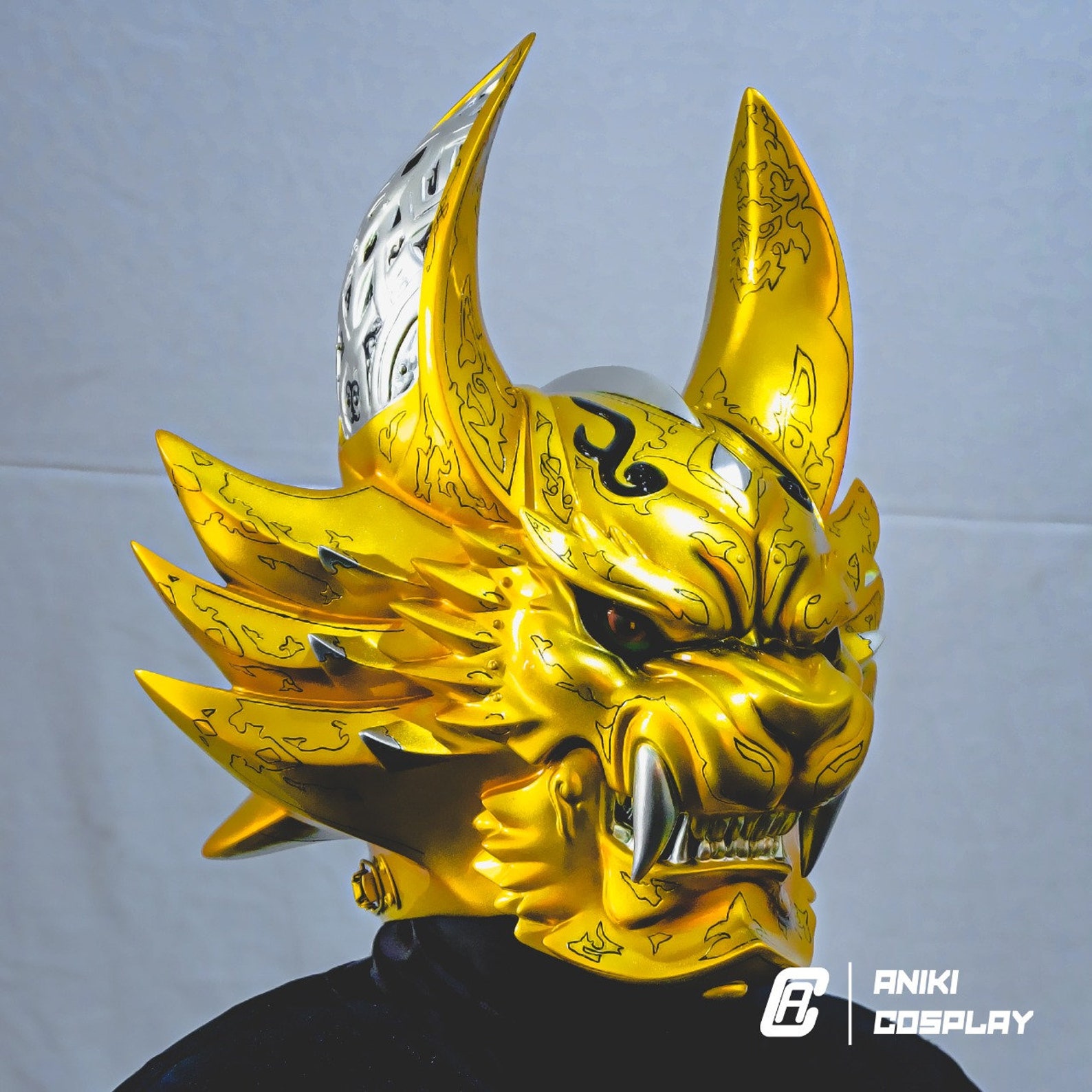 ANIKI GARO Golden Knight Cosplay Collectible Helmet Mask | Etsy