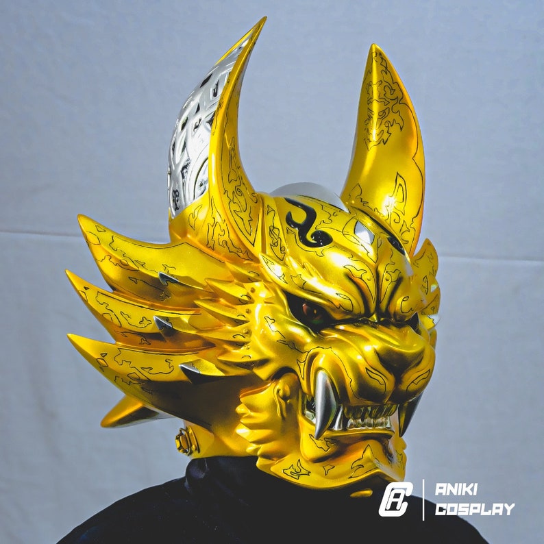 ANIKI GARO Golden Knight Cosplay Collectible Helmet Mask - Etsy