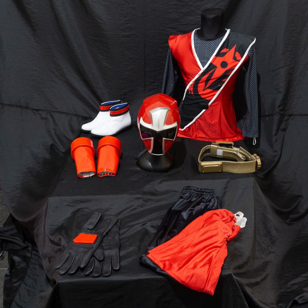 ANIKI Ninja Ranger Steel Cosplay Costume Ninninger Sentai - Etsy