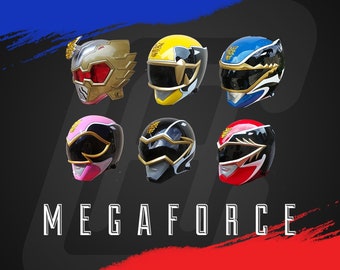 ANIKI Wild Force Ranger Cosplay Collectible Helmet - Etsy