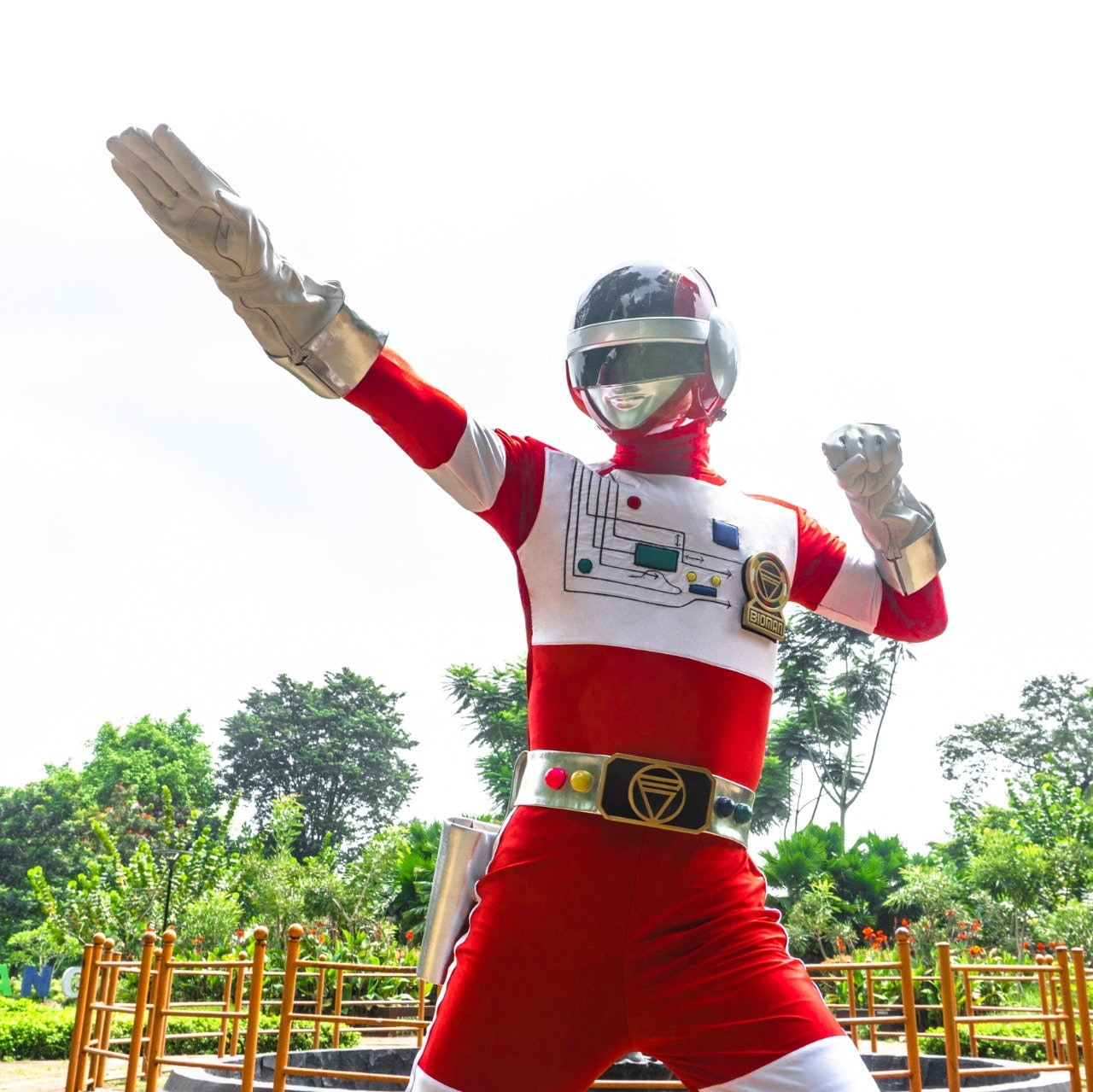 ANIKI Bioman Bio Red Sentai Cosplay Costume Set - Etsy Canada