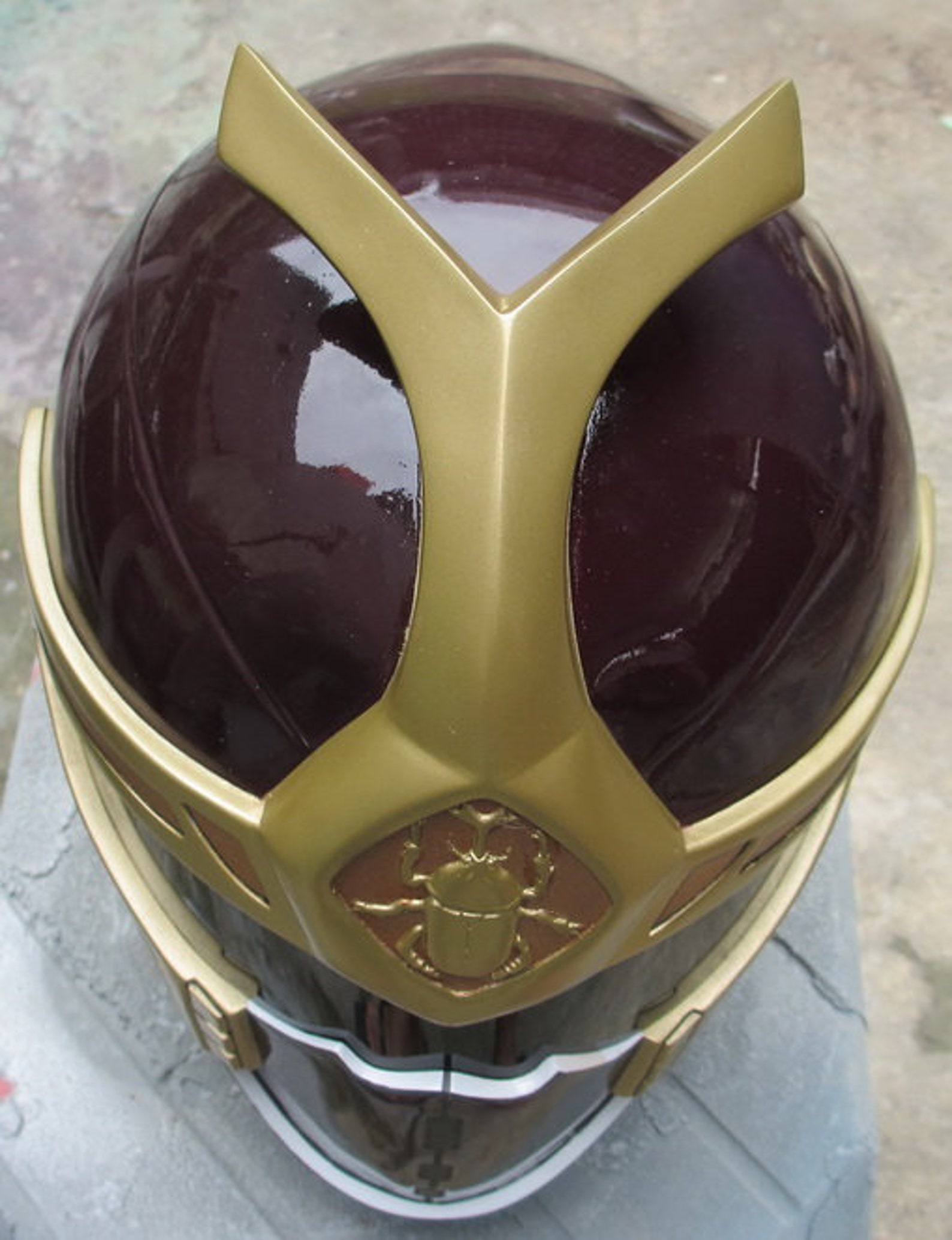 ANIKI Ninja Storm Crimson / Navy Thunder Ranger Cosplay Helmet - Etsy