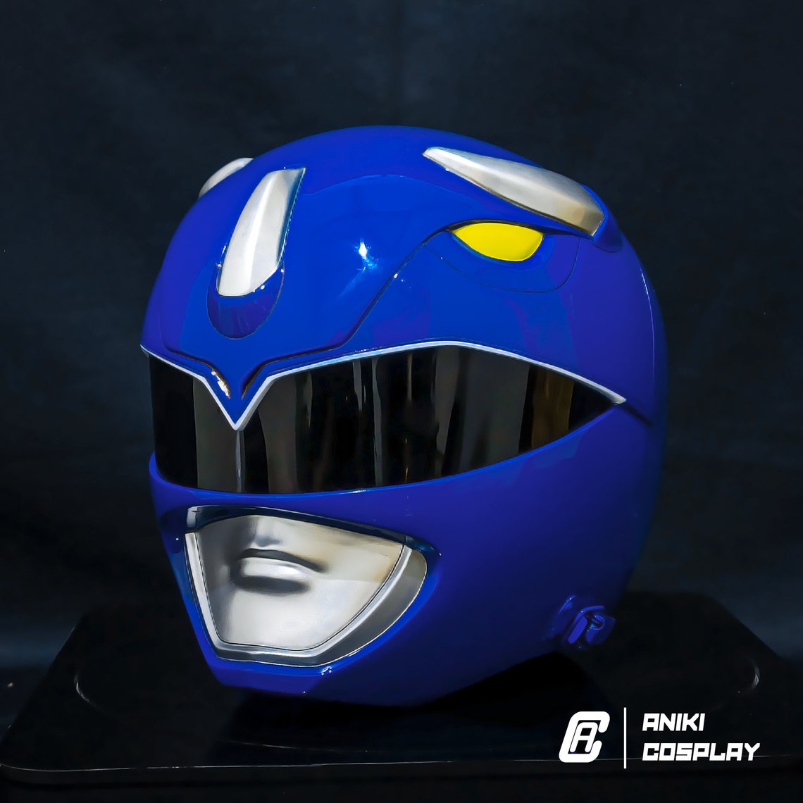 ANIKI Blue MMPR Ranger Cosplay Helmet Collectible Mask Replica - Etsy