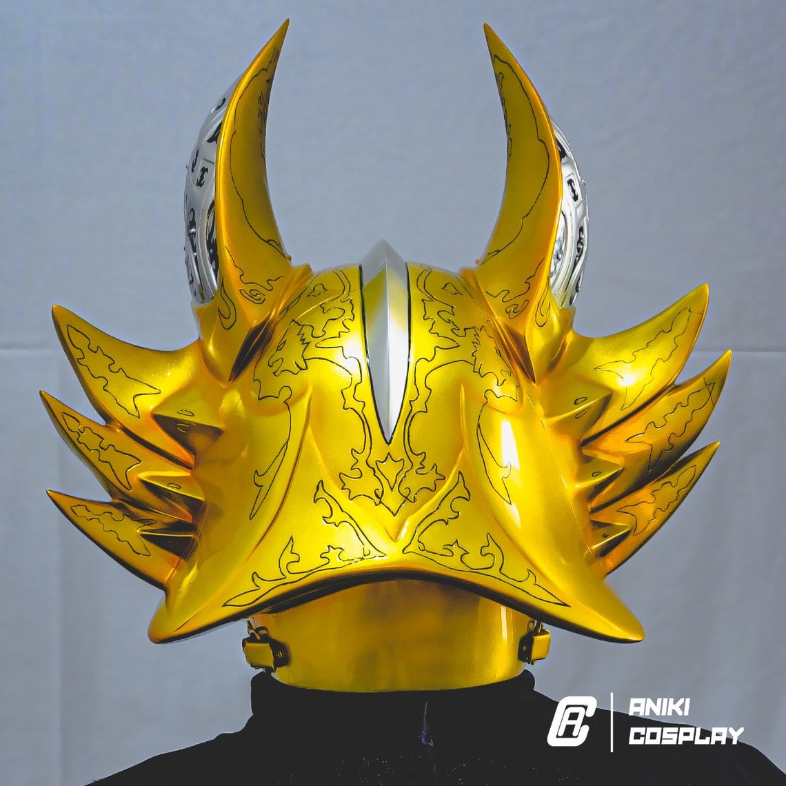 ANIKI GARO Golden Knight Cosplay Collectible Helmet Mask | Etsy