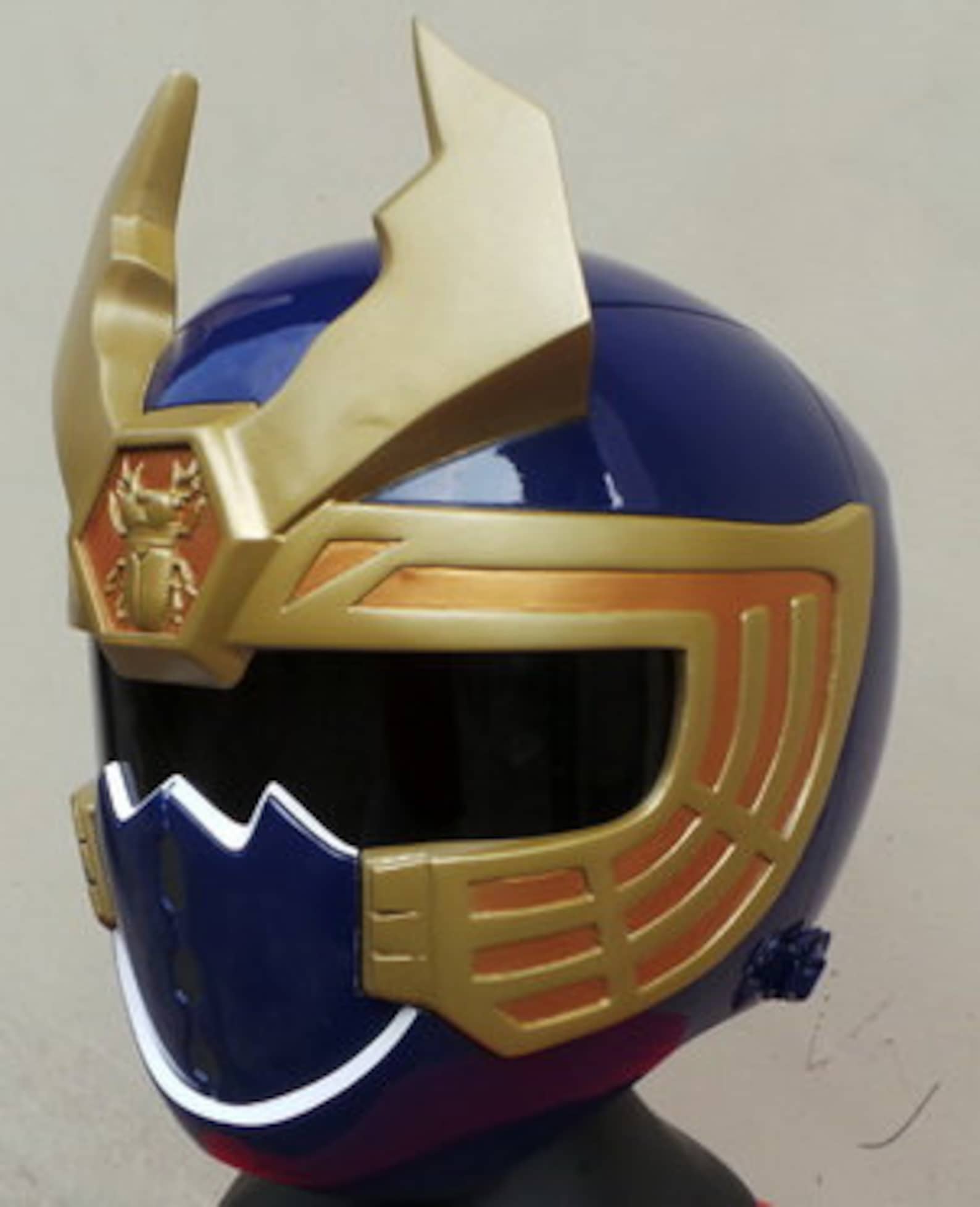 ANIKI Ninja Storm Crimson / Navy Thunder Ranger Cosplay Helmet - Etsy