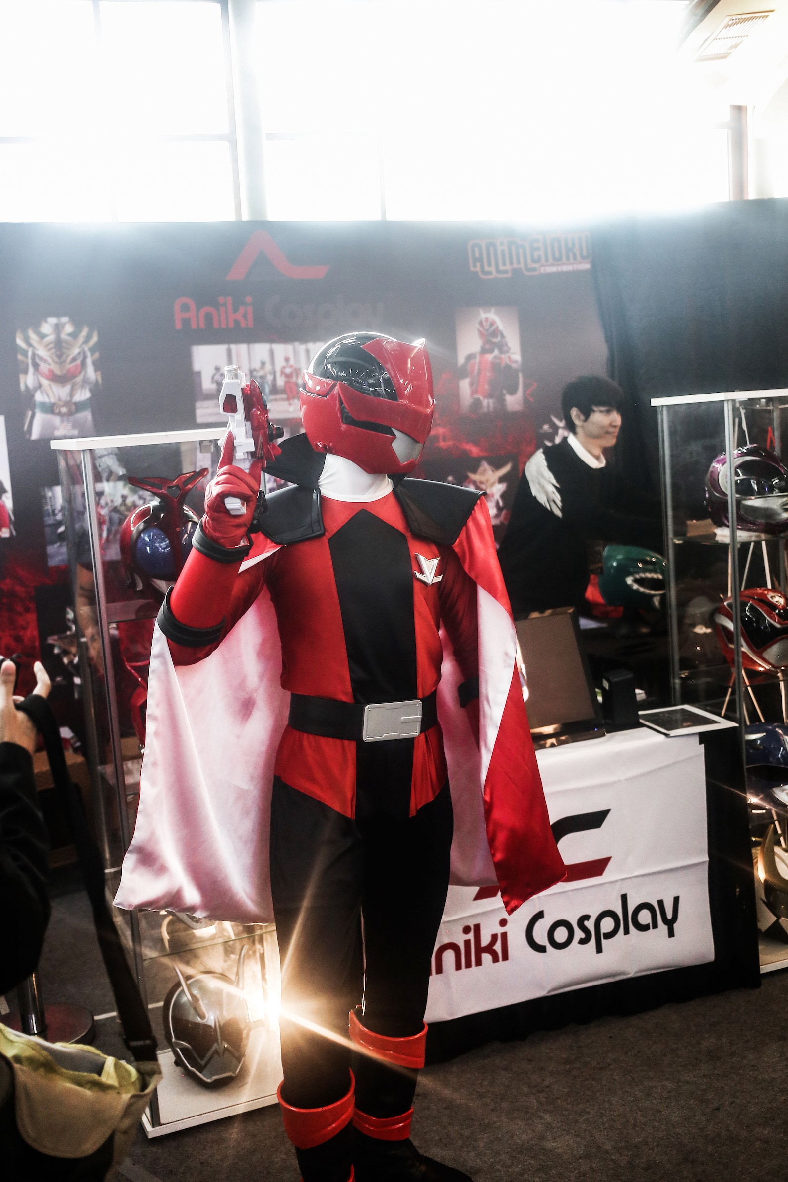 ANIKI Sentai Ranger Red Cosplay Costume Fullset - Etsy UK