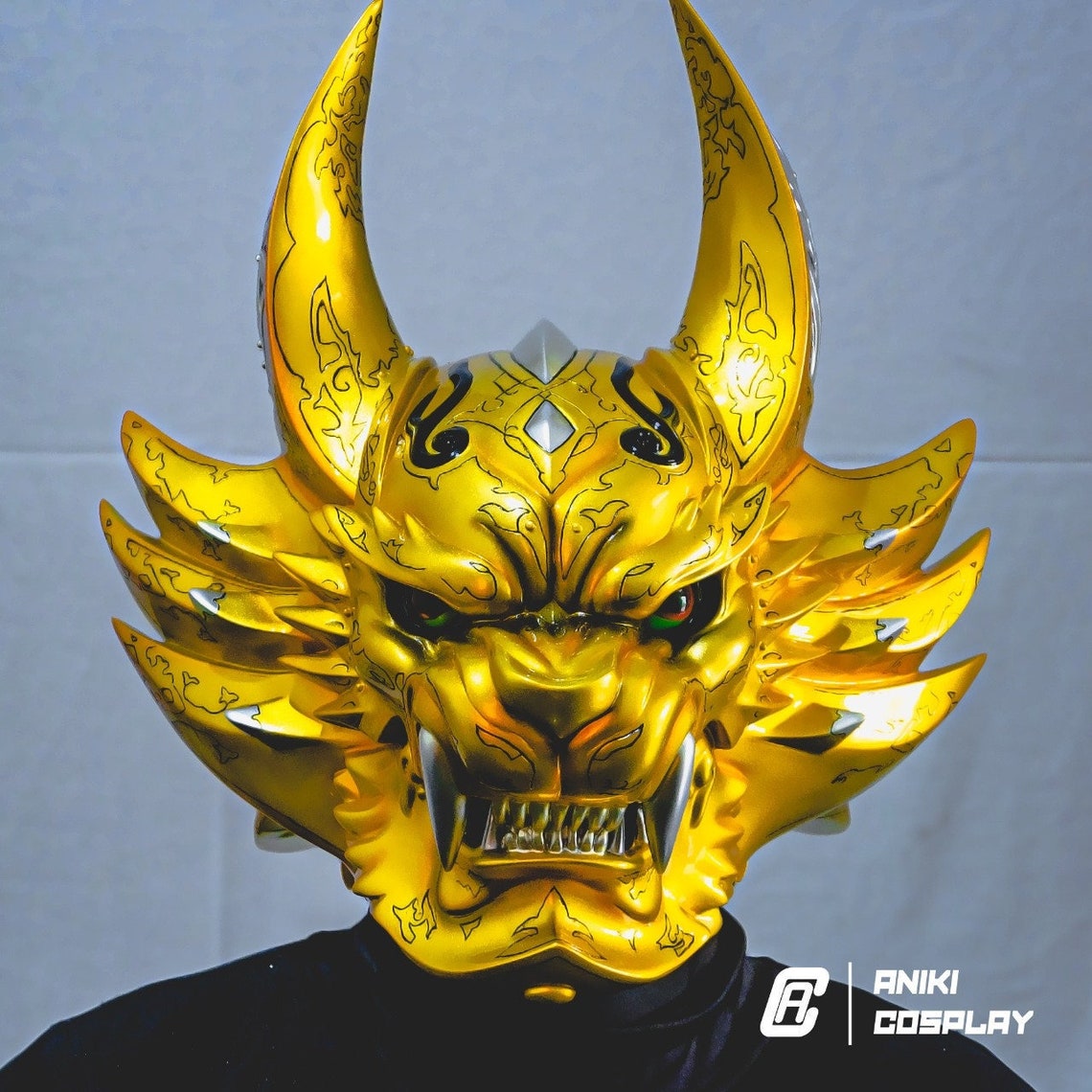ANIKI GARO Golden Knight Cosplay Collectible Helmet Mask | Etsy
