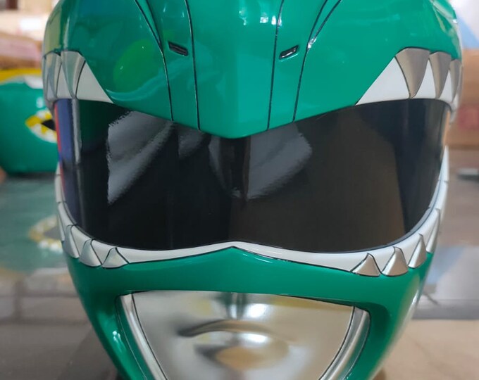 ANIKI (ready Stock) Green MMPR Zyuranger Cosplay Collectible Helmet ...