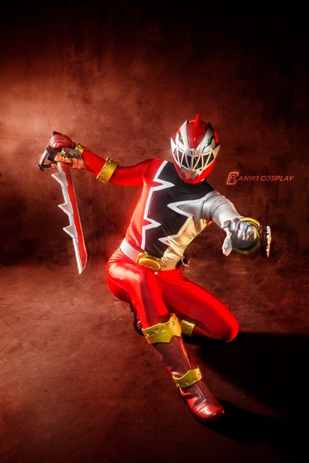 ANIKI Dino Fury Ranger Sentai Cosplay Costume Set - Etsy