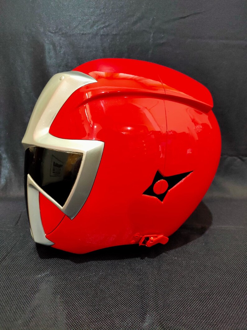 ANIKI Red Ranger Ninja Steel Cosplay Helmet Collectible Mask - Etsy
