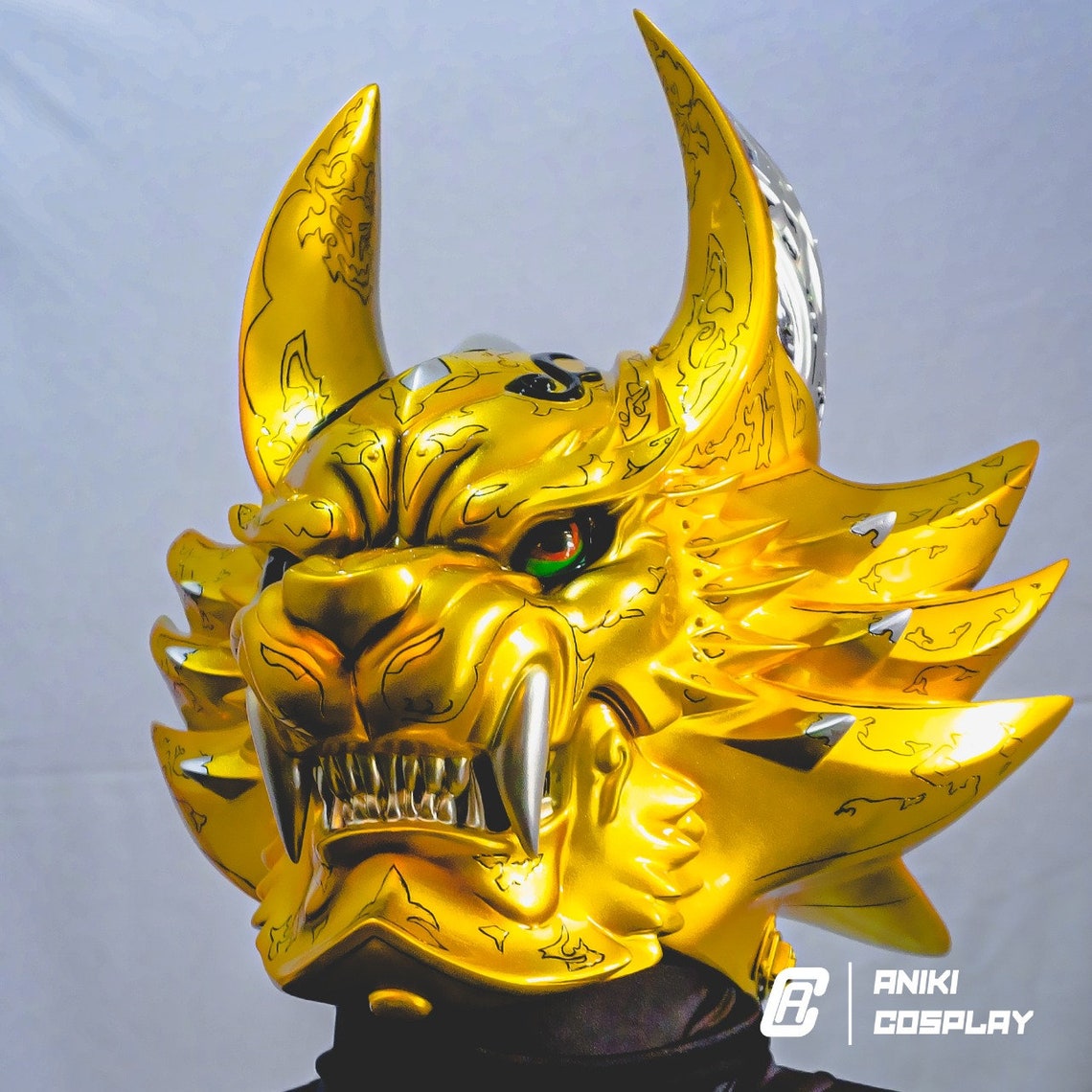 ANIKI GARO Golden Knight Cosplay Collectible Helmet Mask | Etsy