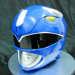 ANIKI Blue MMPR Ranger Cosplay Helmet | Etsy