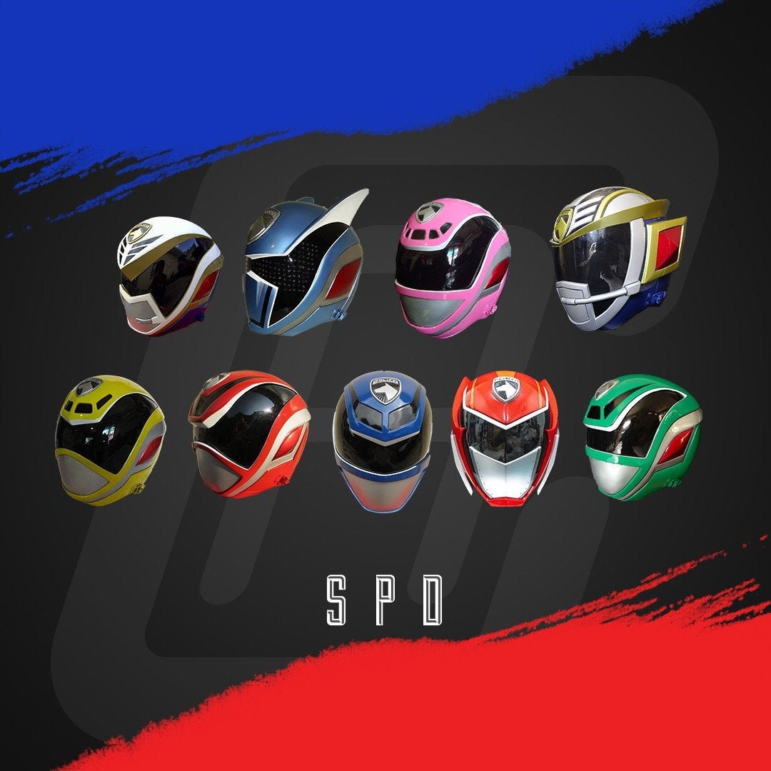 ANIKI SPD Ranger Cosplay Collectible Helmet - Etsy