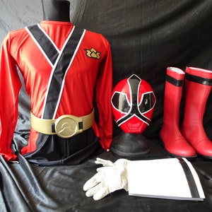 ANIKI Samurai Cosplay Ranger Costume Shinkenger Fullset - Etsy