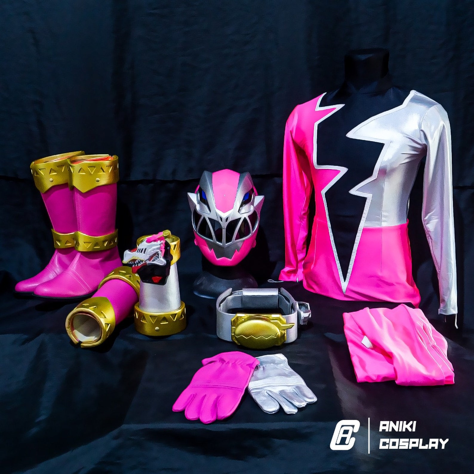 ANIKI Dino Fury Ranger Sentai Cosplay Costume Set - Etsy