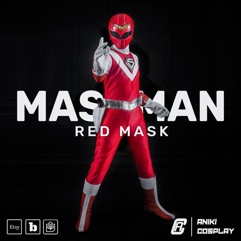 Maskman Cosplay - Etsy
