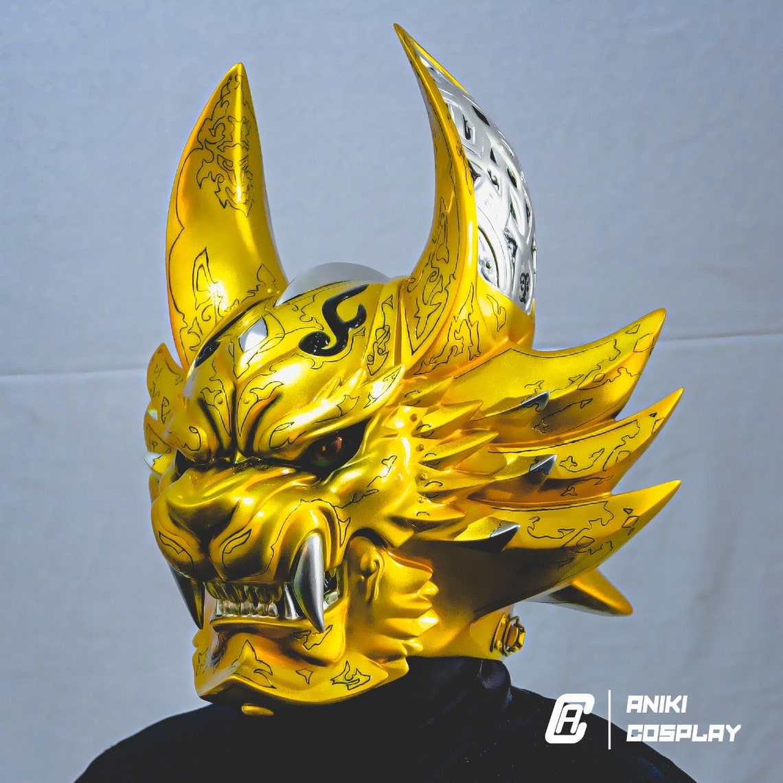 ANIKI GARO Golden Knight Cosplay Collectible Helmet Mask - Etsy